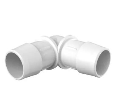 B-EL-100005-NK7-QC Elbow 1 Barb in Natural Kynar 740 - Cleanroom ...